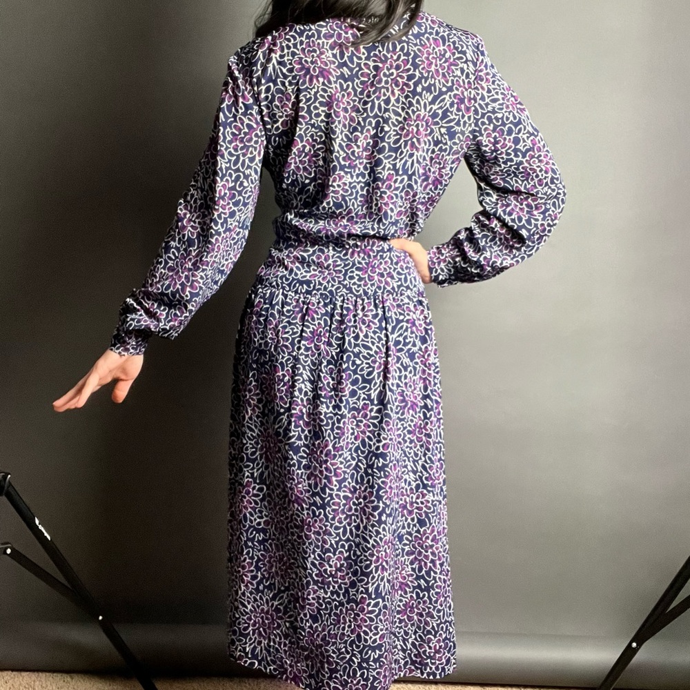 Vintage Liz Clairborne 80s/90s Secretary Dress - Gem